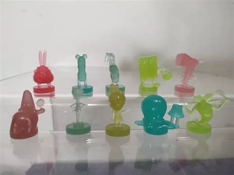 Figuras Bob Esponja Vuala Colecci N Completa Traslucidas Meses Sin