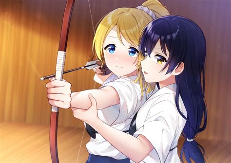 Sonoda Umi And Ayase Eli Love Live And 1 More Drawn By Nanatsu No