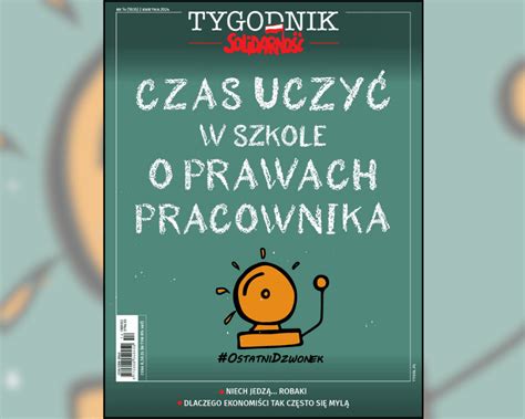 Czas uczyć w szkole o prawach pracownika Konrad Wernicki poleca