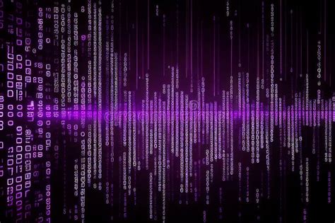 binary computer matrix code data stream abstract background stock illustration illustration of