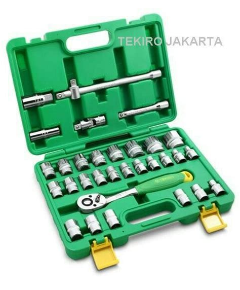 Jual Kunci Sok TEKIRO Komplit Sok Set TEKIRO 32 Pcs Kunci Sok Set