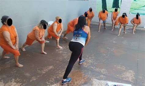 PROJETO ZUMBA FITNES DA FUNCERB LEVA SAÚDE E AUTO ESTIMA AO PRESÍDIO