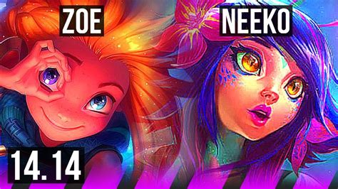 Zoe Jinx Vs Neeko Seraphine Sup Games Euw