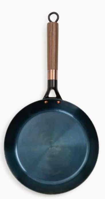 Barebones Blue Carbon Steel Skillet 9