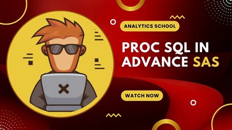 proc sql in advance sas youtube