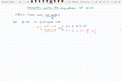 solved in exercises 23 and 24 let 𝐫 t sint cost sint cos2 t be the parametrization of the