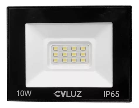 Reflector Led Exterior 10w Alta Potencia Luz Blanca Fría