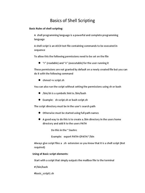 basics of shell scripting pdf regular expression command line interface