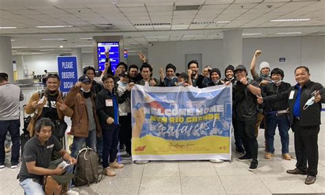 22 Pinoy Seafarers Mula Sa Ukraine Nakauwi Na Ng Pinas