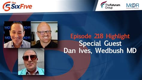 Special Guest Dan Ives Wedbush Md Episode Six Five Podcast
