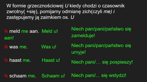 Niderlandzki tryb rozkazujący czasowników Gebiedende wijs YouTube