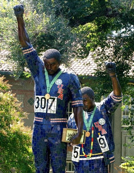 Tommie Smith And John Carlos Statue Tommie Smith Legacy Black Lives