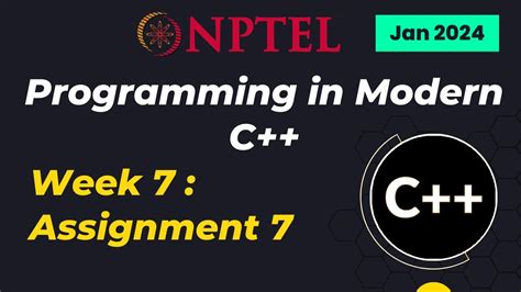 nptel programming in modern c week 7 assignment 7 answers solutions quiz 2024 jan youtube