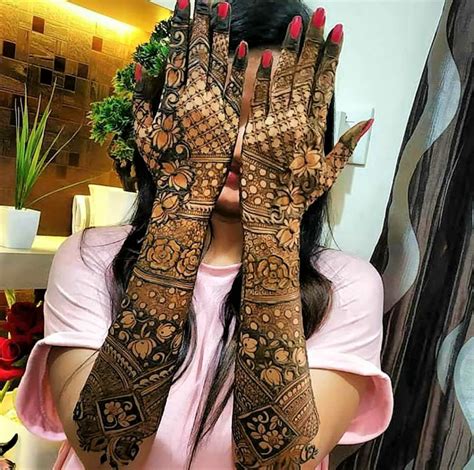 70 Latest Dulhan Mehndi Designs For Brides Glossnglitters