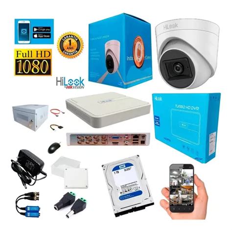 Kit Hikvision Hilook Dvr Ch C Maras Disco Duro Cuotas Sin Inter S