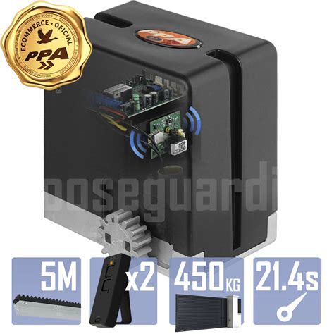 Kit 1 Motor Ppa Dz Hub Wifi 5m Crem 2 Control Portão 450kg Shopee Brasil