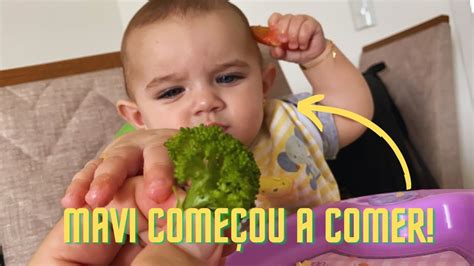 INICIAMOS A INTRODUÇÃO ALIMENTAR NO MÉTODO BLW YouTube