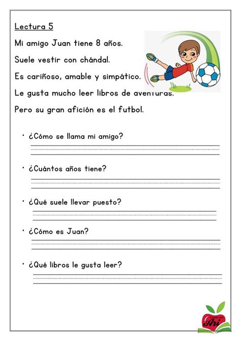 Lectura De Comprension Primer Grado