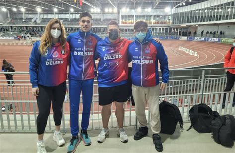 El Club Atletismo DELSUR suma 4 finalistas en el Campeonato de España