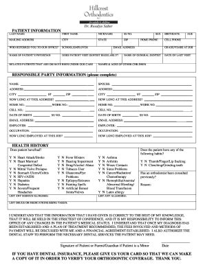 Fillable Online New Patient Form 1 Doc Fax Email Print PdfFiller