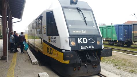 SA135 008 KD Z LEGNICY DO KUDOWY ZDRÓJ ODJAZD Z STACJI ZĄBKOWICE