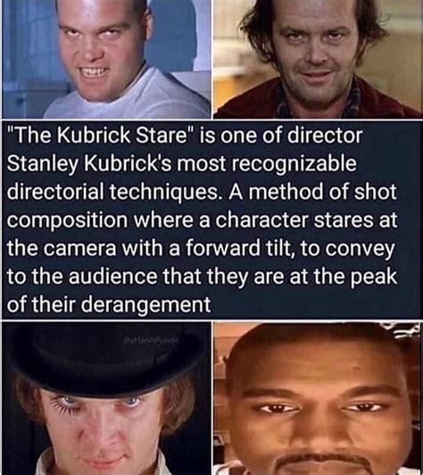 The Kubrick Stare Is One Of Director Stanley Kubrick S Most