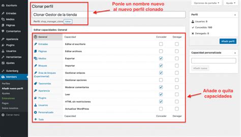 Cómo cambiar los nombres o crear nuevos perfiles de usuario de