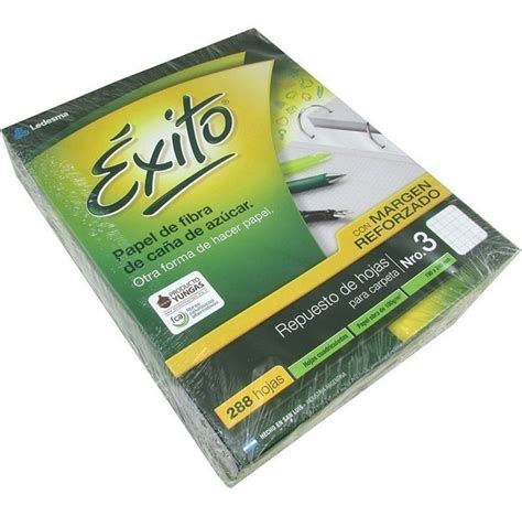 Hojas Éxito Reforzadas MercadoLibre