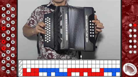 LA CANCIÓN MÁS FACIL PARA TOCAR EN EL ACORDEÓN CON LOS BAJOS YouTube