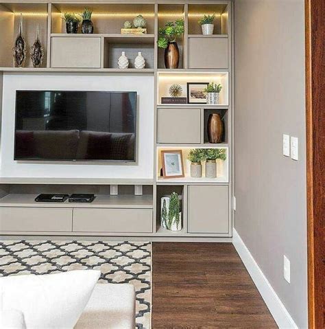 Salas De Tv Decoradas Fotos Para Te Inspirar Decora O Sala