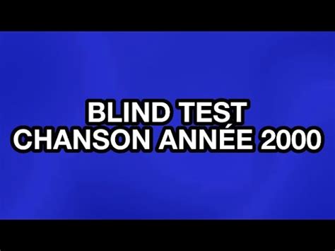 BLIND TEST ANNEES 2000 à 2010 25 extraits YouTube