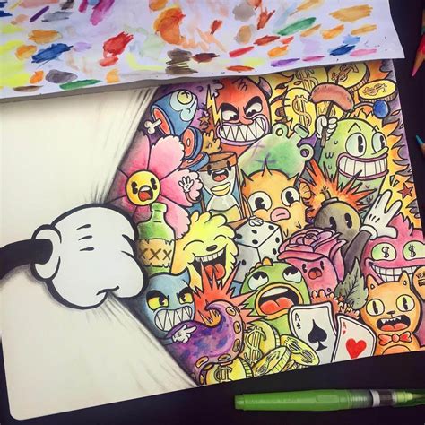 Free 97 Cool Doodle Art Vexx Drawings By Doodle