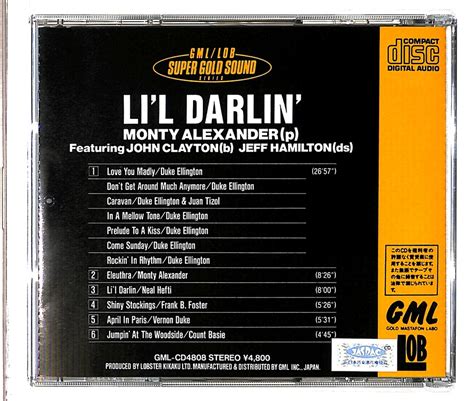Lil Darlin Monty Alexander Monty Alexander