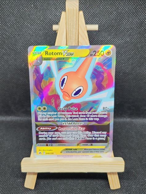 Rotom VSTAR 046 Crown Zenith Ultra Rare Pokemon TCG EBay