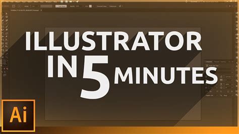 Learn Illustrator In 5 MINUTES Beginner Tutorial YouTube