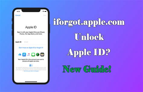 Iforgot Apple Unlock Apple ID Full Guide