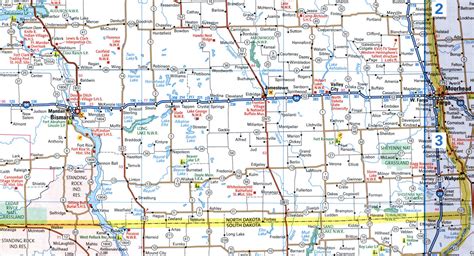 Map Of Interstate 94 Via Montana Wisconsin Michigan Interchange Exit