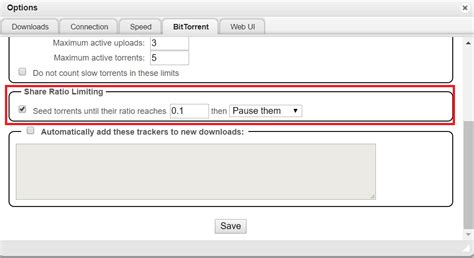 Q Ratio In Qbittorrent Web As Decimal On Ubuntu Server Issue