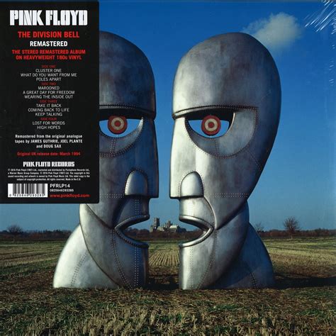 PINK FLOYD The Division Bell DLP PDV Records X Merchandise