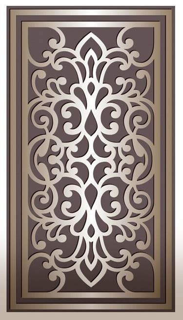 Laser Cut Panel Design Vector DXF File Designs CNC Free Vectors For