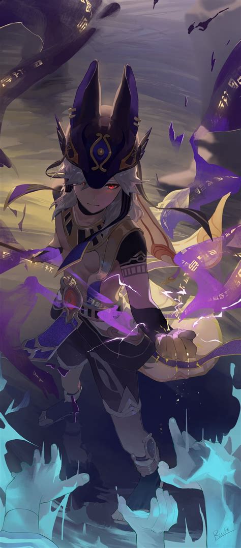 Cyno Genshin Impact Drawn By Ruihi Tfaway Danbooru