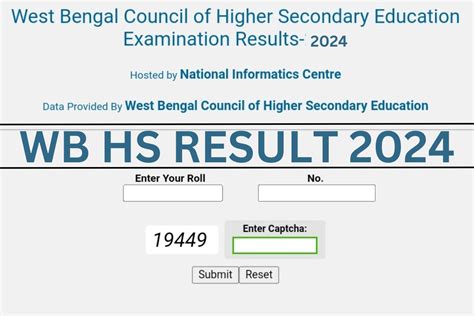 WB HS Result 2024 Date West Bengal Class 12th Result Marksheet
