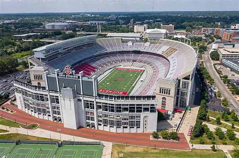Largest College Football Stadiums Dore Nancey