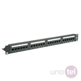 Patch panel UTP kat 6A 24 porty złącza LSA 1U 19 ALANTEC