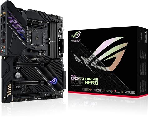 ASUS ROG Crosshair VIII Dark Hero AMD AM4 X570S Zen 3 Ryzen 5000 3rd