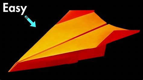 Origami Comment faire un avion en papier qui VOLE très bien et