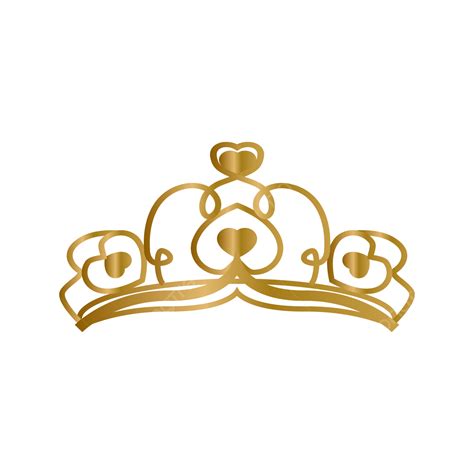 Acessórios Dourados Da Tiara Da Princesa Isolados PNG Tiaras De