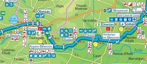 Canal Du Midi Carte Voyage Carte Plan