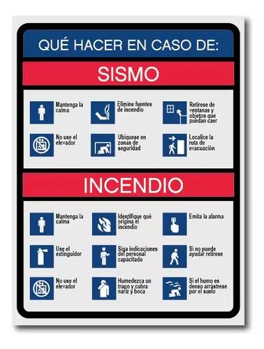 Señalamiento Que Hacer En Caso De Sismo O Incendio Meses sin interés