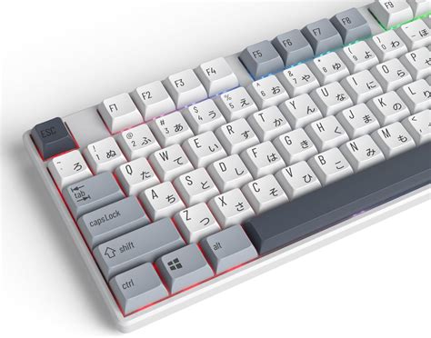 WHYSP Retro Grey Keycaps 129 Keys XDA Profile PBT Keyboard Keycaps